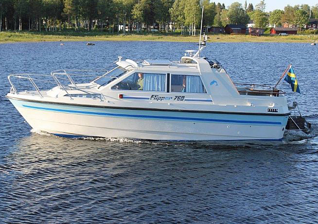 Flipper 760 - Byt båtmotor